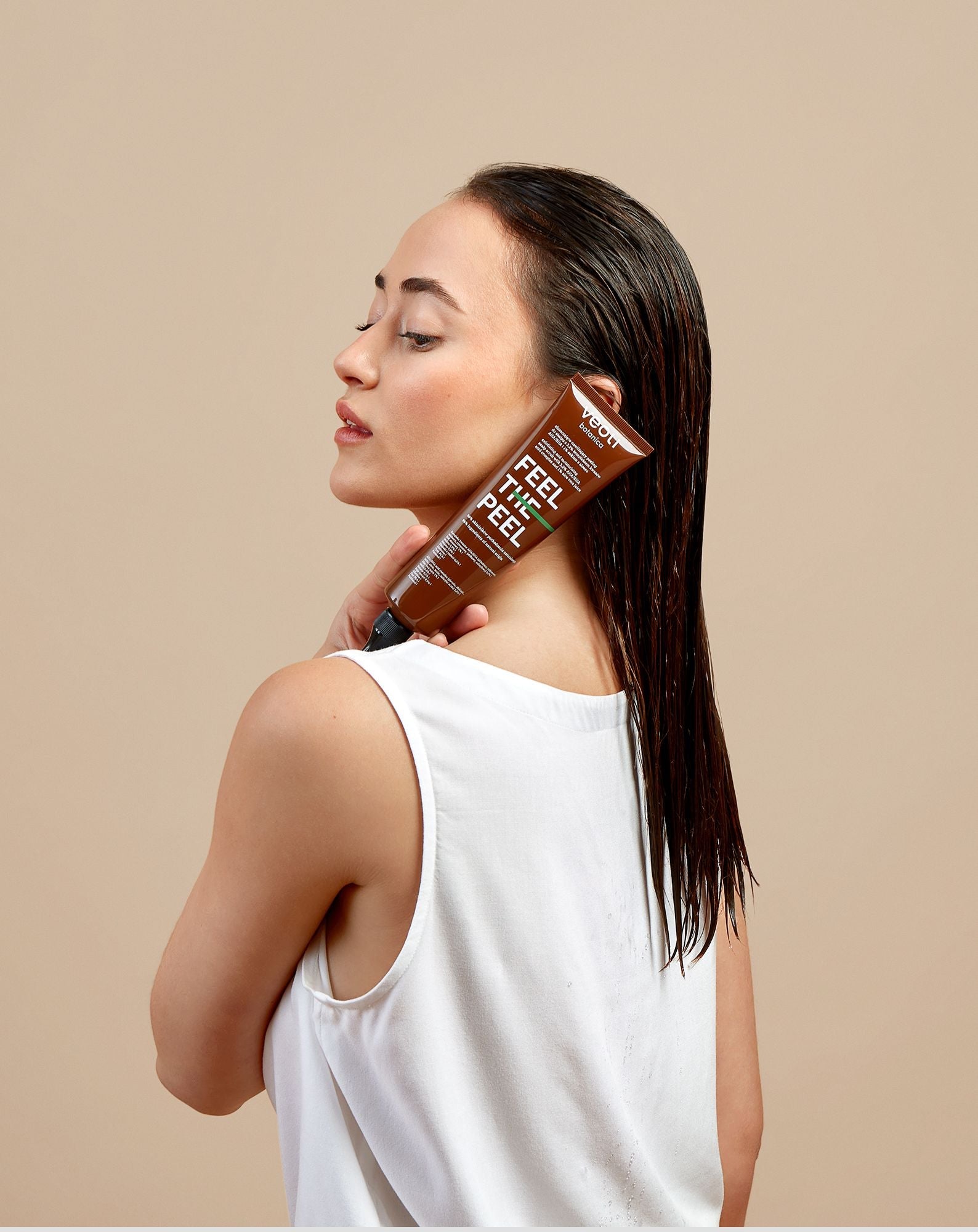 Feel the peel scrub pentru scalp cu complex de acizi AHA/BHA și suc de ...