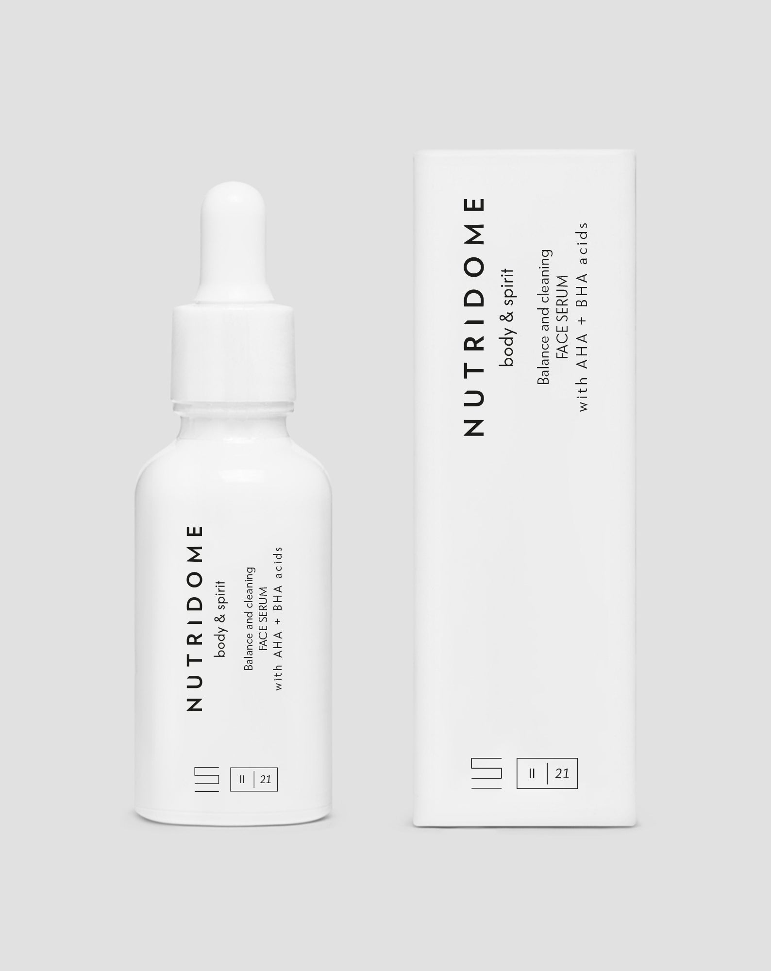 Ser de fata cu acizi AHA + bHA 30% pentru ten gras, Nutridome ...